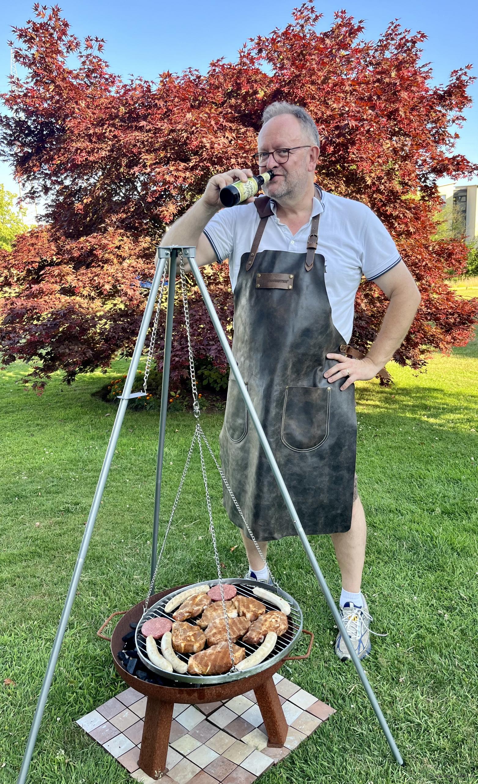 Der Schwenker schwenkt den Schwenker auf dem Schwenker