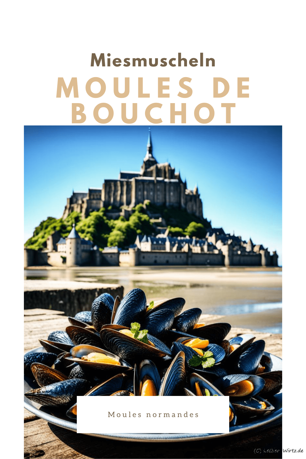 Moules de bouchot - Pfahlmuscheln aus der Bretagne