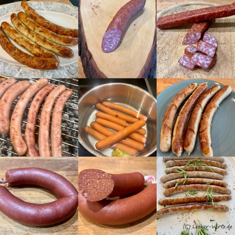 Würstchen, Bockwurst, Frankfurter, Wiener