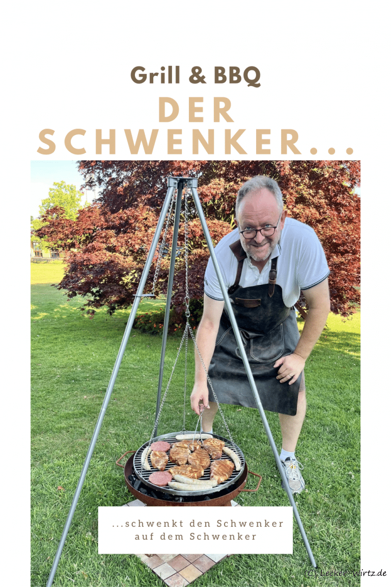 Der Schwenker schwenkt den Schwenker auf dem Schwenker