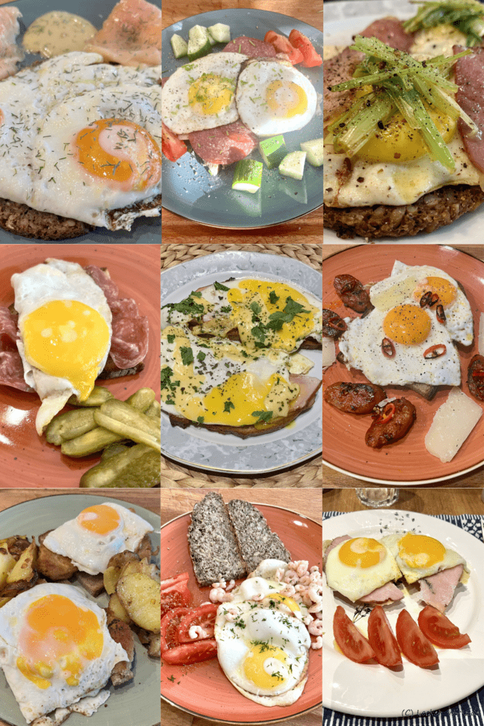 Strammer Franz aus Österreich - Spiegelei auf Wiener Schnitzel